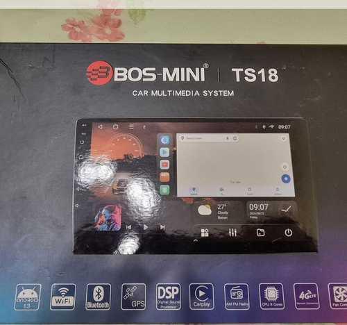 BOS mini TS18 магнитола