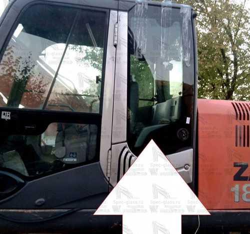 Стекло кузовное заднее левое Hitachi PZX450