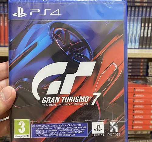 Игра Gran Turismo 7 ps4 новый