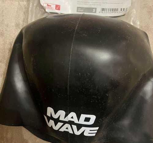 Шапочка для плавания mad wave