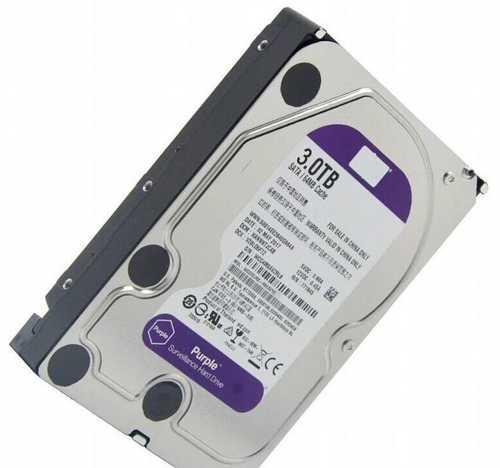 Жесткий диск WD 3тб Purple WD30purx