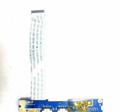 Плата включения Samsung NP530U3A BA92-09691A