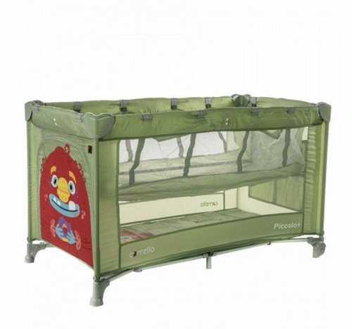 Детская кровать манеж Carello Piccolo+ с матрасом