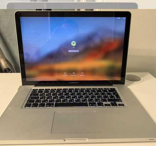 MacBook Pro 15 (2010), 512 ГБ, Core i7, 2.66 ГГц, RAM 8 ГБ, NVIDIA GeForce GT 330M