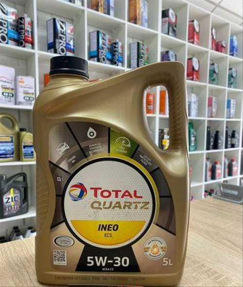 Масло моторное total quartz ineo ECS 5W30 - 5 л