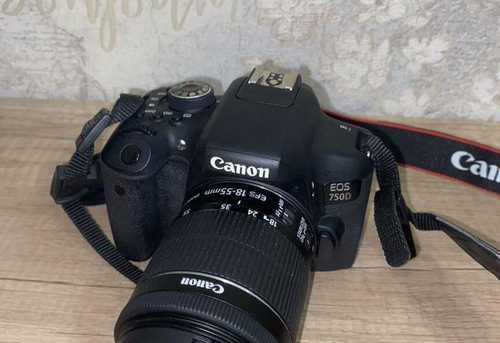 Зеркальный фотоаппарат Canon 750d