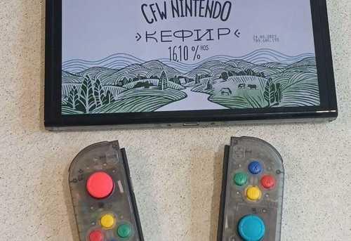 Nintendo switch oled прозрачная