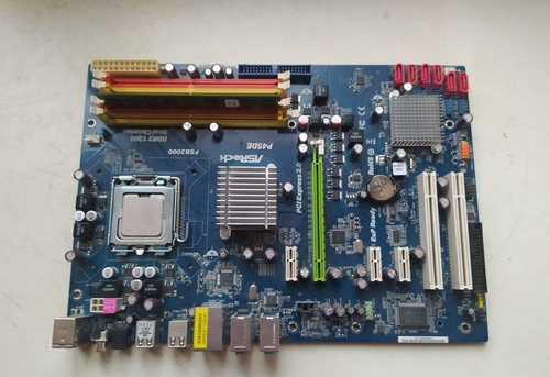 Мат.плата ASRock P45DE + Pentium E2140 LGA775+2GB