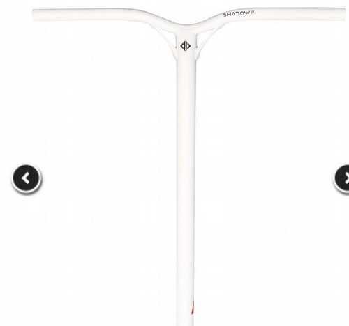 Руль Drone Shadow 2 Chromoly White 650мм