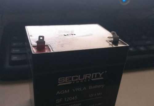 Аккумулятор security force SF12045