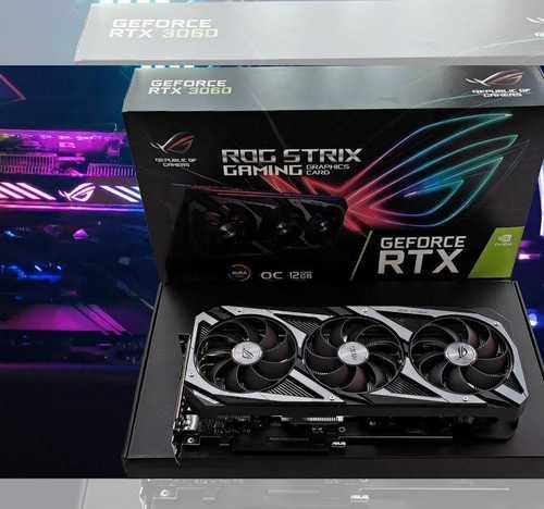 Видеокарта Asus Rog Strix 3060 12Gb