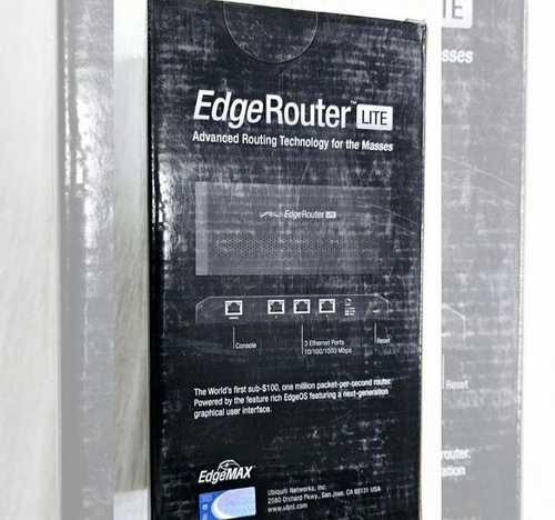 Маршрутизатор Ubiquiti EdgeRouter Lite роутер (1)