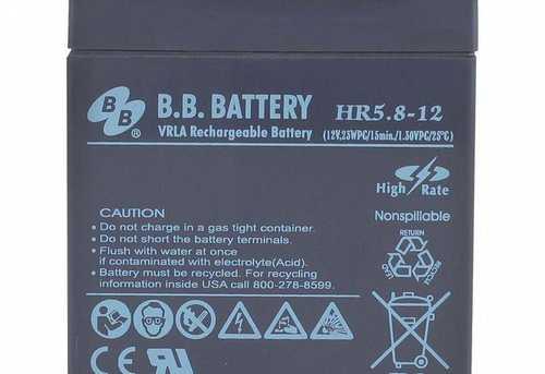 Аккумулятор B.B. Battery HR 5,8-12