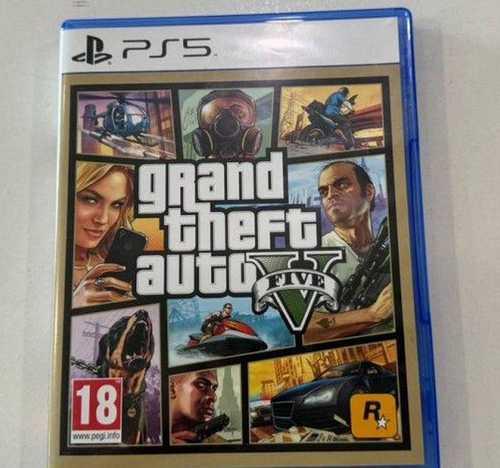 Игра Grand Theft Auto V на Sony PS5