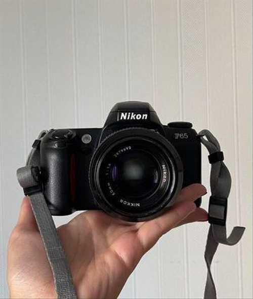 Пленочный фотоаппарат nikon f65 + 2 объектива