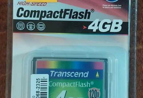 CompactFlash Transcend 4GB