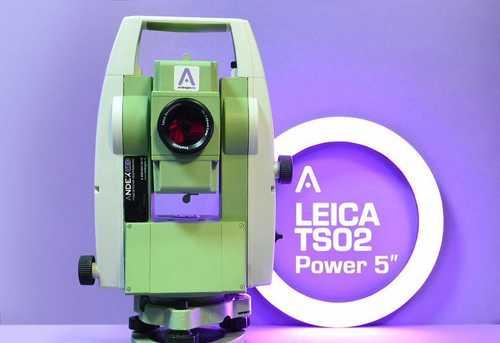 Тахеометр Leica TS02 Power 5 Arctic (2012г)