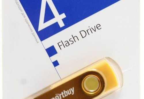 USB флешка Флешка 4 гб Smartbuy Twist Yellow
