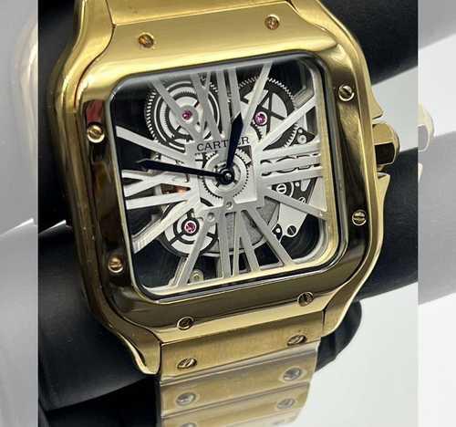 Часы Cartier Santos de Cartier Skeleton 40mm