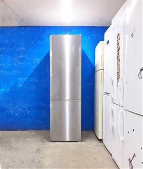 Холодильник металлик Lienherr бу с гарантией