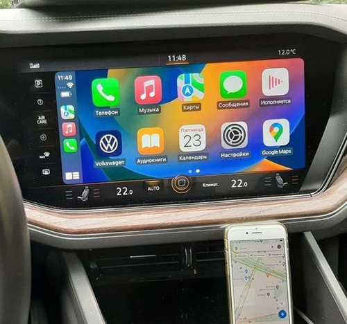 Полноэкранный carplay Touareg cr