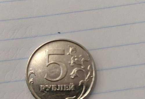 5 рублей 2009 года спмд
