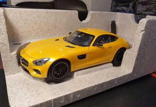 1:18 Norev Mercedes AMG GT-S C190 Dealer Yellow