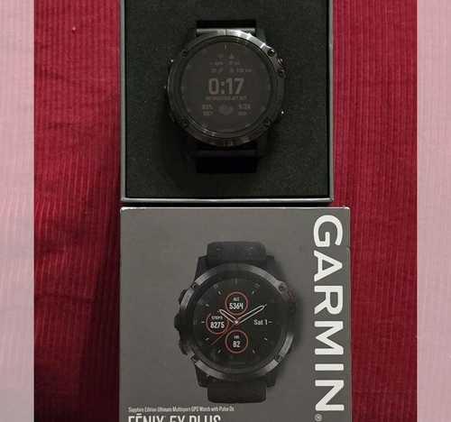 Часы Garmin fenix 5x plus sapphire