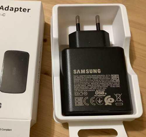 Зарядное устройство Samsung 45W, PD 3.0 вход usb t