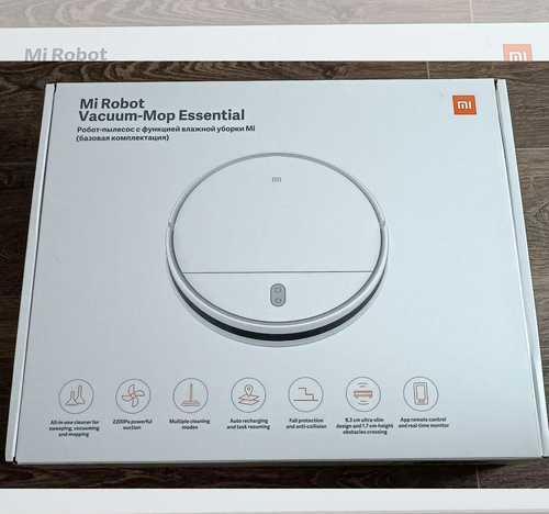 Робот пылесос xiaomi mi robot vacuum mop essential