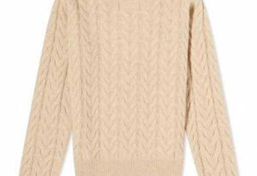 Свитер Max Mara Odessa Cable Knit, бежевый
