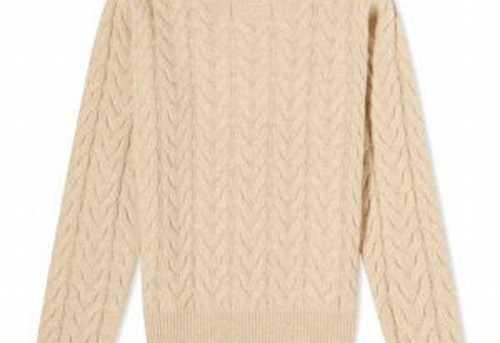 Свитер Max Mara Odessa Cable Knit, бежевый