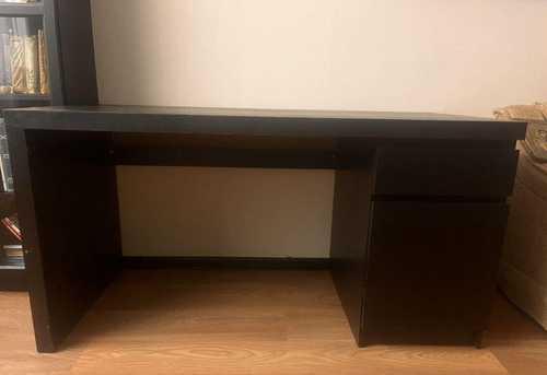 Письменный стол IKEA мальм черный