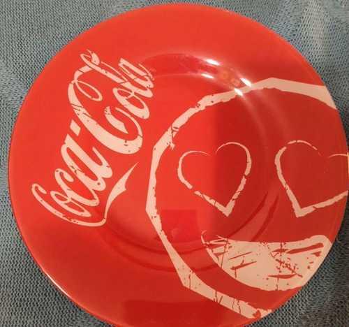 Тарелка coca cola