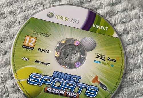 Диск sports kinect xbox 360