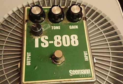 Гитарная педаль эффектов seemann custom ts-808+бп