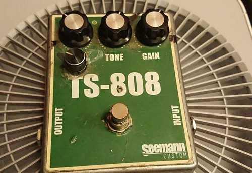 Гитарная педаль эффектов seemann custom ts-808+бп