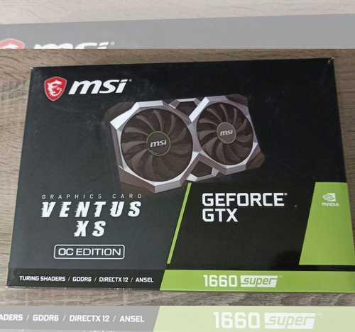 Msi gtx 1660 super ventus xs