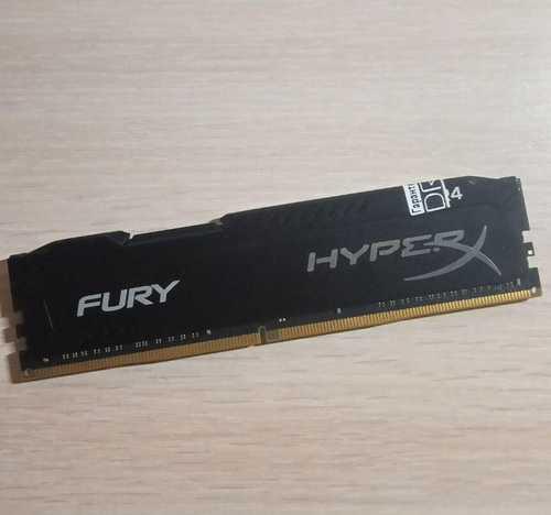 Оперативная память ddr4 hyperx fury 16gb