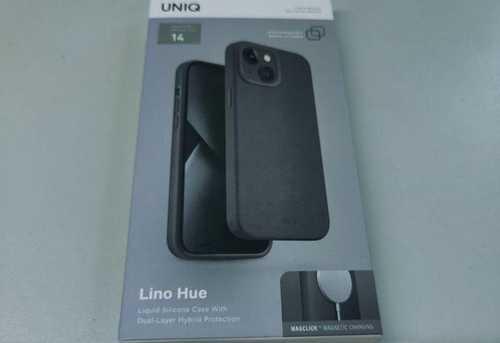 Чехол iPhone 14 Uniq Lino Mag Safe
