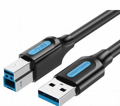 Кабель USB3.0 тип А(m) -B(m) 1м Vention #336705