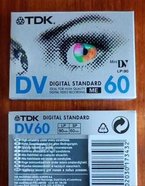 Видеокассета TDK Mini DV 60