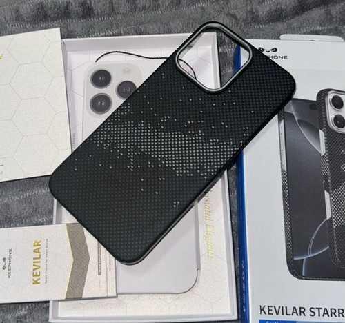 Чехол на iPhone 15 pro Max kevlar