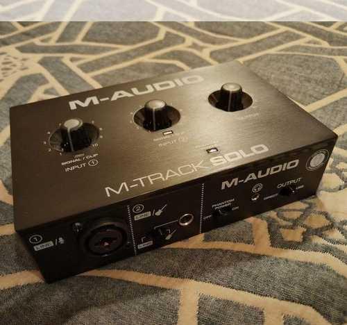 Звуковая карта M-audio M-Track solo