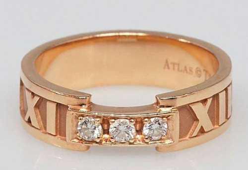 Золотое кольцо Tiffany 6.1гр 0,15ct