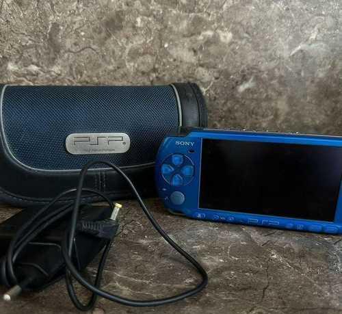 Sony PSP Vibrant Blue Handheld Console for sale