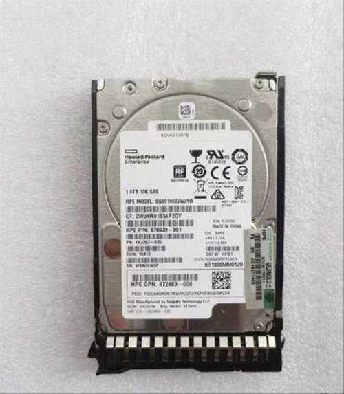 Жесткий диск HP 872738-001 1.8Tb SAS 2.5"