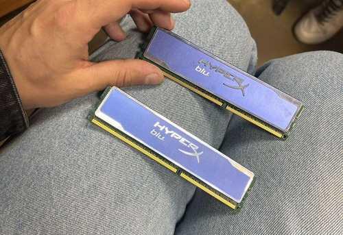 Комплект памяти DDR 3 Kingston Hyper X(2x2Gb) 1600