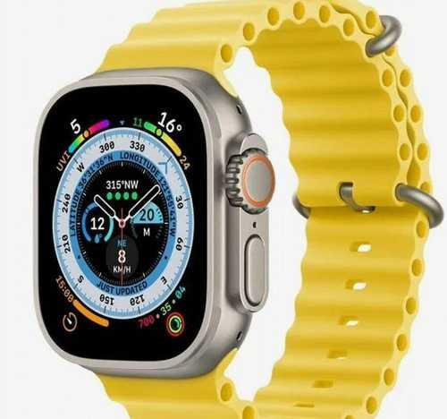 Apple watch Ultra Yellow Ocean Band (One Size)