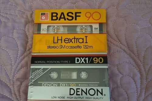 Basf LH Extra I/90+Denon dx1/90 запечатанные